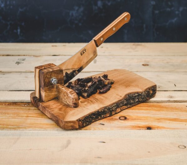 Olive Wood Biltong Cutter