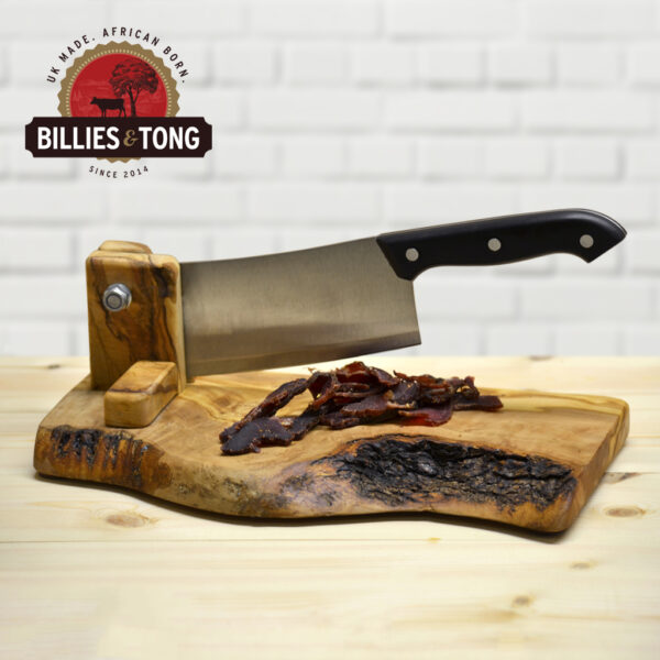 Olive Wood Biltong Cutter - Billies and Tong - Biltong, Dryers, Spices ...